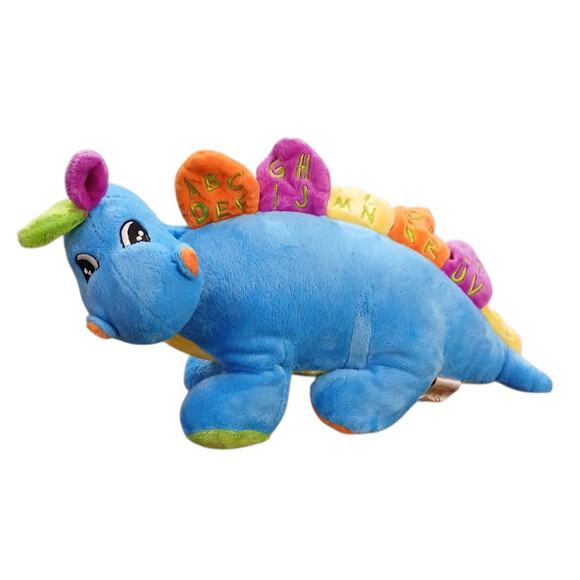 Dan Dee | Toys | Dan Dee Alphabet Abcs Blue Dinosaur 8 Plush Soft Toy ...